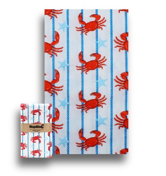 Napkin | Disposable Napkin | Black Napkin - Red Airlaid Napkin